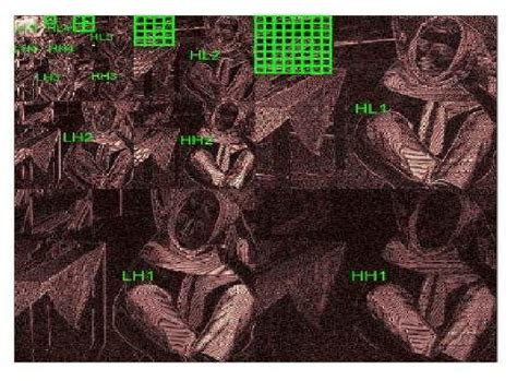 Wavelet Sub Bands And Quad Tree Structure For A Coefficient In