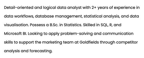 2 Data Analyst Cv Examples For 2026 Free Download