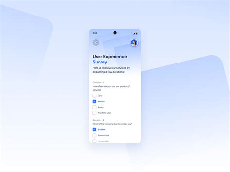 Survey Ui Designs Themes Templates And Downloadable Graphic Elements On Dribbble