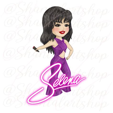 Selena Quintanilla Selena Roses PNG File Perfect For Decals Etsy UK