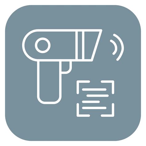 Premium Vector Bar Code Reader Vector Illustration