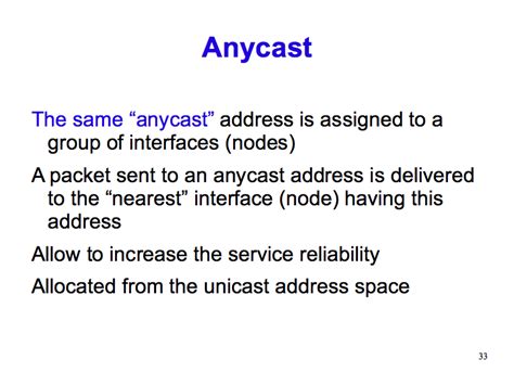 Anycast Ipv6 What Why How Slide 33