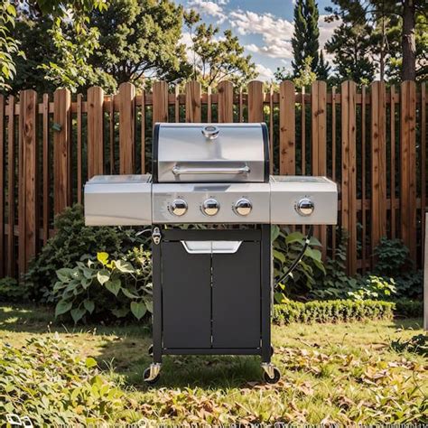 Zeus And Ruta Portable Propane Gas Grill 3 Burner Barbecue Grill Patio