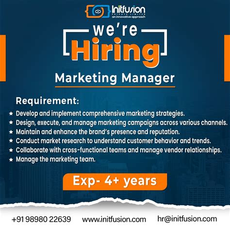 Khushboo Madhur On Linkedin Hiring Marketingmanager Careeropportunity Hiring Jobopening