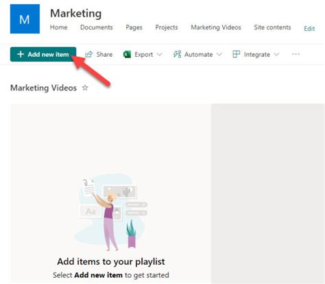 How To Create A Video Playlist Using The Playlist List Template In