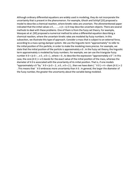 Research Fuzzy Differential Condition Pdf