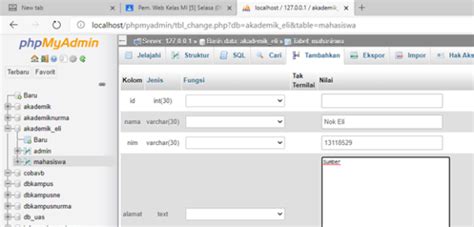 Database Mysql Membuat Crud Dan Print Data Dengan Php And Mysqli Site
