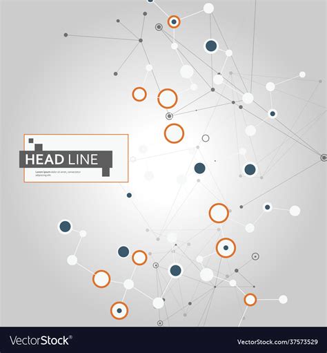 Abstract Circle Network Connect For Web Marketing Vector Image