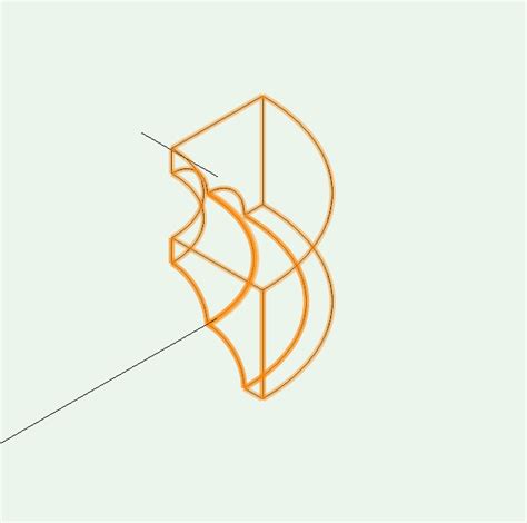extrude along path scale factor locked solids modeling