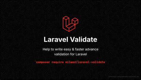 Github Milwad Devlaravel Validate The Laravel Validate Package