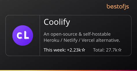 Best Of Js • Coolify