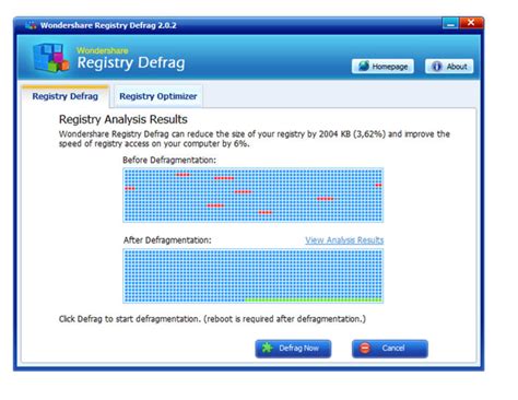 Wondershare Registry Defrag Download