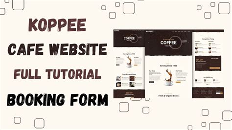 Koppee Responsive Coffee Shop Website Using Html Css Js And Bootstrap Restaurant And Cafe