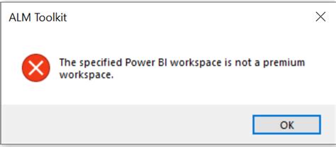 Unable To Connect The Workspace To Alm Tool Kit Microsoft Fabric Community
