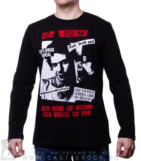 Футболка Sex Pistols Sid Vicious Too Fast To Live Too Young To Die д р — Футболки — Рок