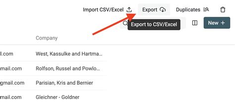 exporting your data datablist
