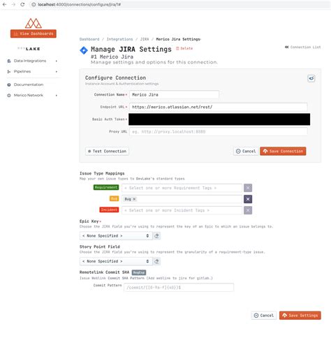 Config Ui Jira Issue Type Mapping Selected A Single Bug Label