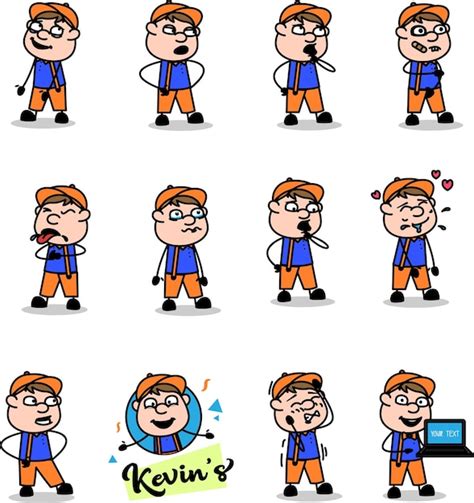 Premium Vector A Cartoon Character With The Name Steve S On It