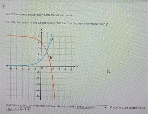 Solved 5 Select The Correct Answer From Each Drop Down Menu Consider
