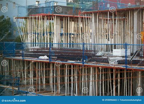 Recoverable Modular Formwork Optimised For The Construction Stock Image Image Of Factory Wood