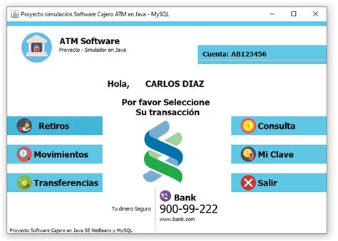 Proyecto Cajero Automático ATM en Java NetBeans MySQL Código