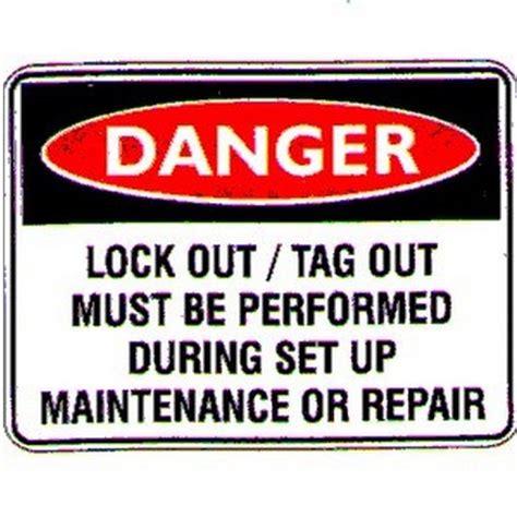 Danger Lockout Tagout Labels B Protected