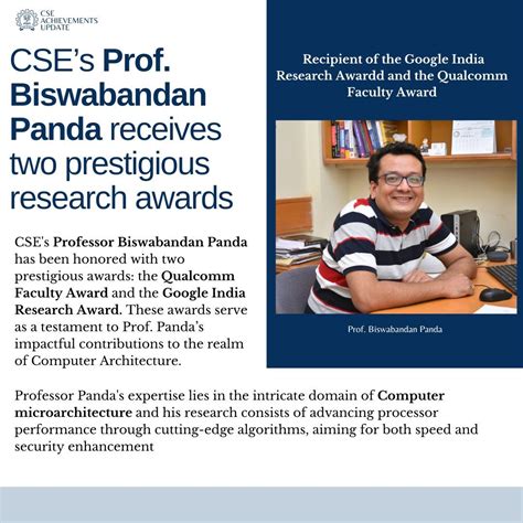 Congratulations To Prof Iitb Trust Lab