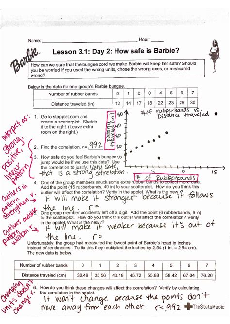 Stats Medic AP Stats Lesson Day Answer Key Studocu
