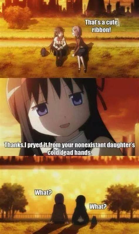 Thats A Cute Ribbon Puella Magi Madoka Magica Madoka Magica