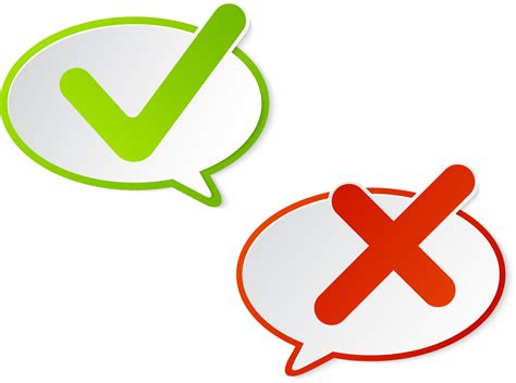 Пнг Галочка и крестик 25 фото