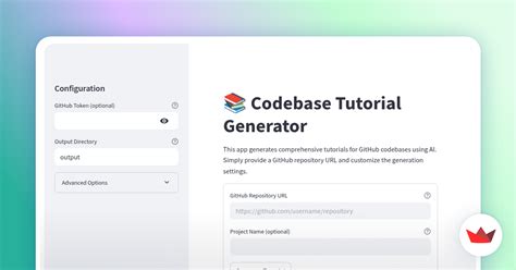 Codebase Tutorial Generator