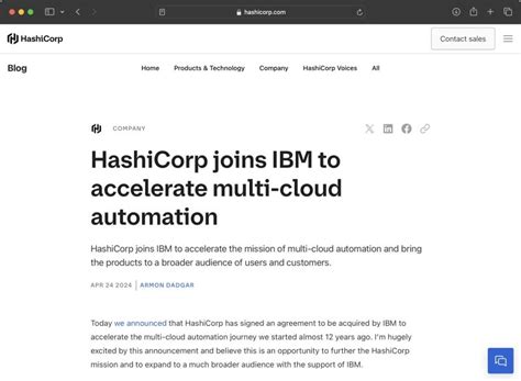 stefano cherchi on linkedin terraform opentofu hashicorp ibm devops