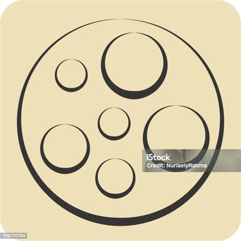 아이콘 문 공백 기호와 관련이 있습니다 손으로 그린 스타일입니다 심플한 디자인 편집 가능 간단한 일러스트레이션 과학에 대한 스톡