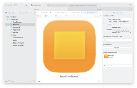 Xcode How Do I Add Icon Composer Glass App Icons To My Existing Pre Ios 26 App And Support