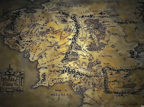 Map Of Lotr