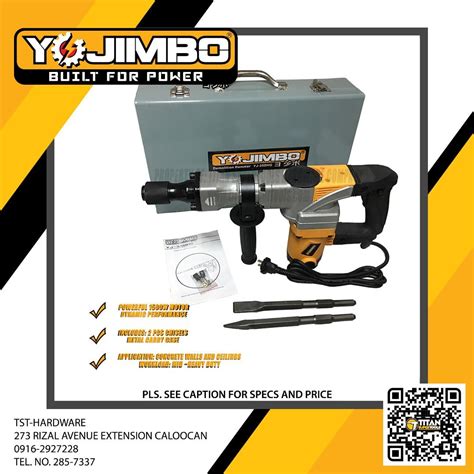 1500w Demolition Jack Hammer Chipping Gun Impact Drill Angle Grinder