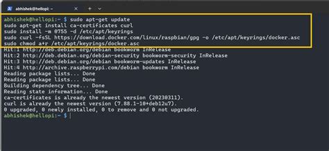 Installing Docker On Raspberry Pi OS
