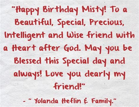 Happy Birthday Misty To A Beautiful Special Precious Quozio