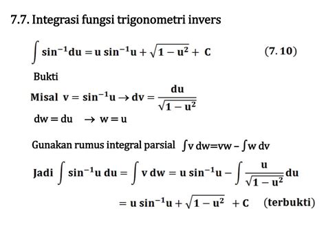 Rumus Integral Parsial Ruang Baca