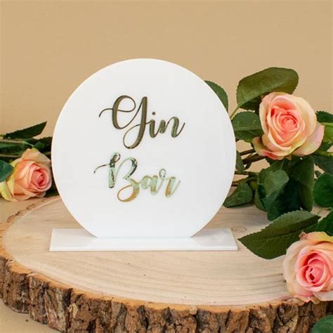 Gin Bar Drink Sign Partyrama