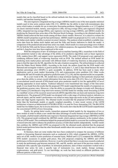 A Novel Hybrid Deep Learning Model For Price Prediction Pdf