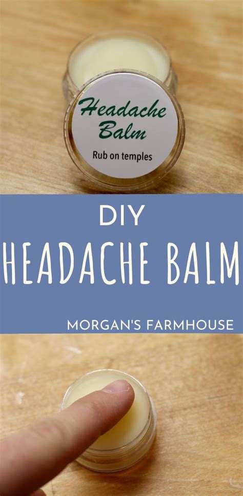 Diy Headache Balm Artofit