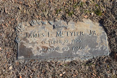 James Leonard Mctyier Jr 1906 1986 Find A Grave Memorial