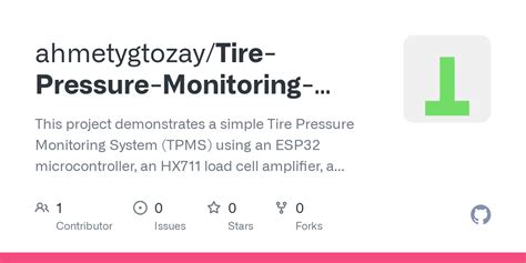 Tire Pressure Monitoring System With Esp32o At Main · Ahmetygtozaytire Pressure