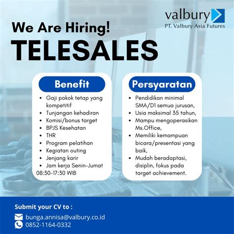 Bunga Annisa Riswanta On Linkedin Hiring Lokerjakarta Vacancy Futures Lowongankerja2024