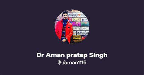 Dr Aman Pratap Singh Twitter Instagram Facebook Linktree