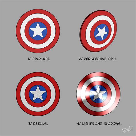 Captain America Shield Template By Destybox On Deviantart