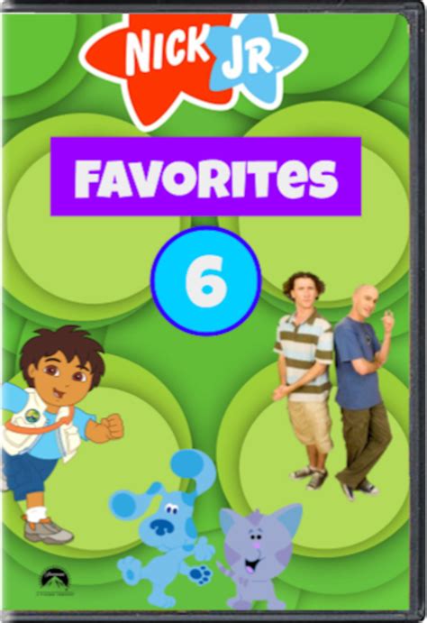 Nick Jr Favorites 6 Dvd Fan Made By Videogame360 On Deviantart