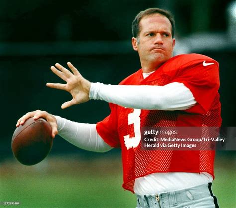 Oakland Raiders Quarterback Jeff George Works Out During Summer News