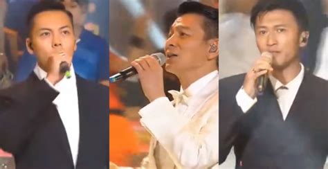 庆祝香港回归25周年晚会：刘德华、谢霆锋、陈伟霆合唱《中国人》腾讯新闻